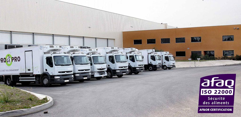 Le site Pro à Pro de Miramas certifié ISO 22000